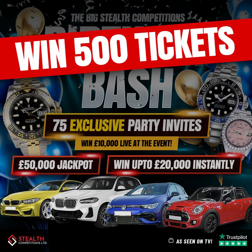 Amazing Prizes & Draws! | Stealth Competitions