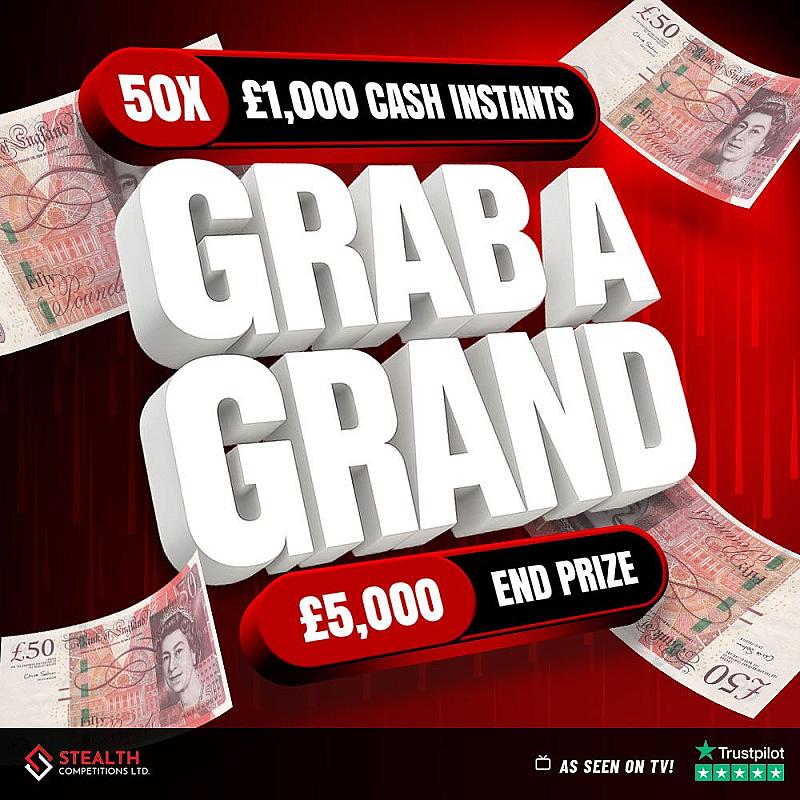 Competition Mega-grab-a-grand-ps5000-end-prize-2 | Stealth Competitions
